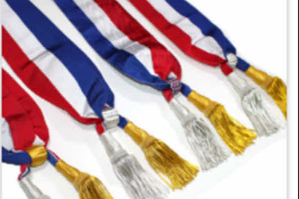 Red White & blue sash